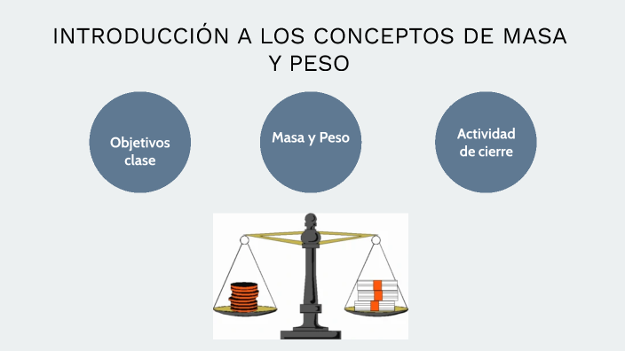 Clase, Introducción a los conceptos de masa y peso by Karina Tapia on Prezi