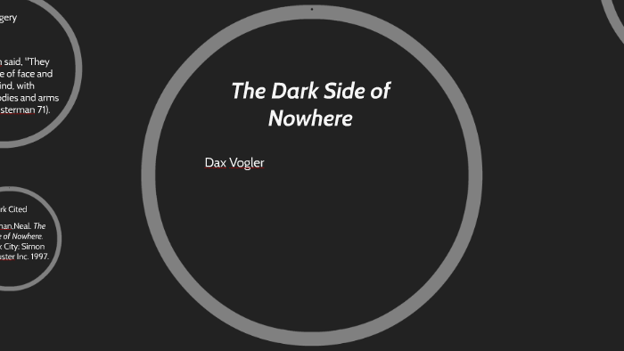 The Dark Side of Nowhere by Dax Vogler on Prezi