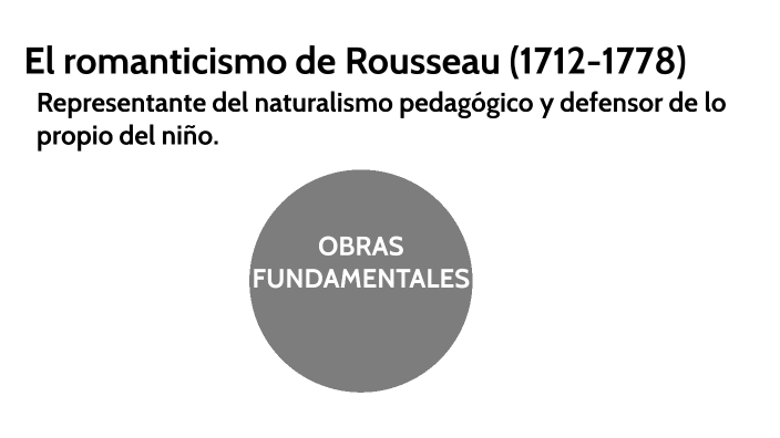 El romanticismo de Rousseau by Nahir Mininno on Prezi