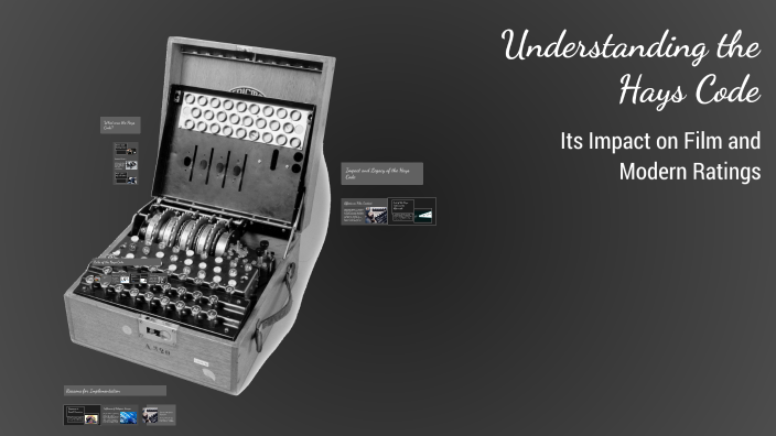 Understanding the Hays Code by Walker Ditch on Prezi