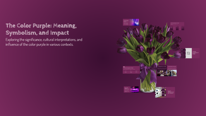 The Color Purple: Meaning, Symbolism, and Impact by Julaysia Manning on ...