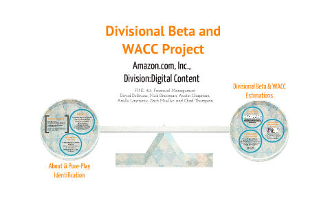 Divisional Beta and WACC Project by Arielle Lawrence on Prezi