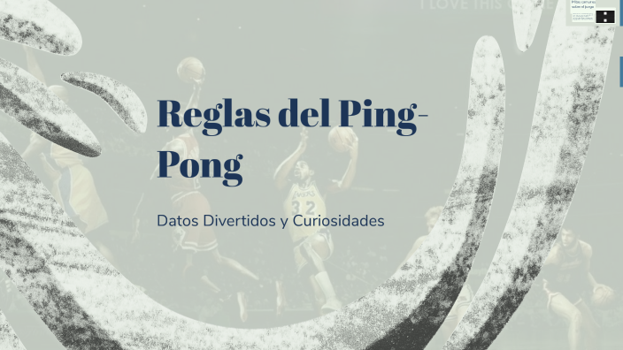 Reglas del Ping-Pong by Cristiano Ronaldo on Prezi