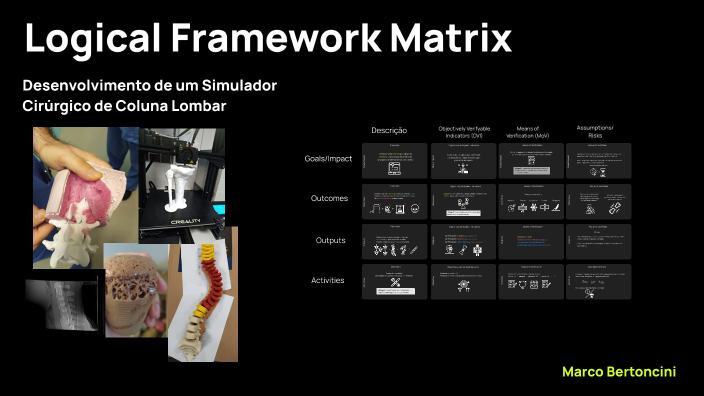 Logical Framework Matrix by Marco Antônio Bertoncini Andrade on Prezi