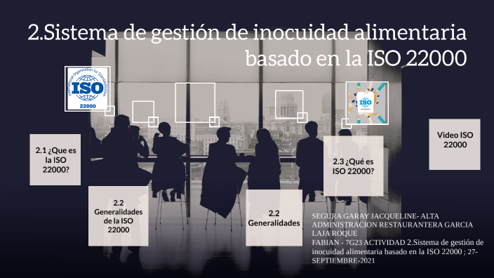 2.Sistema de gestión de inocuidad alimentaria basado en la ISO 22000 by ...