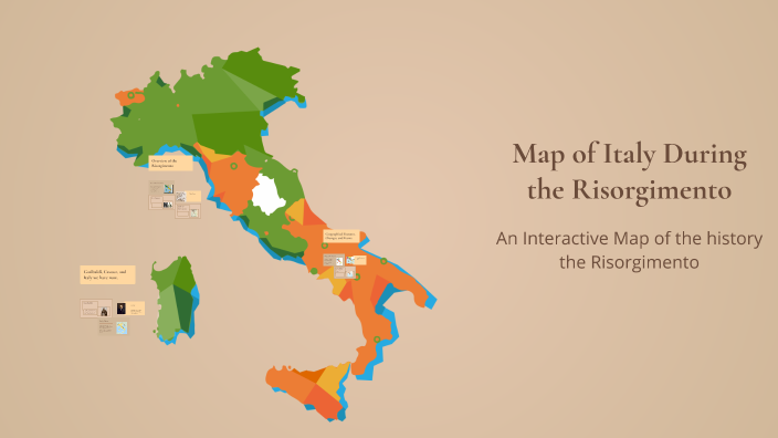 Map of Italy During the Risorgimento by Eli Thurer on Prezi