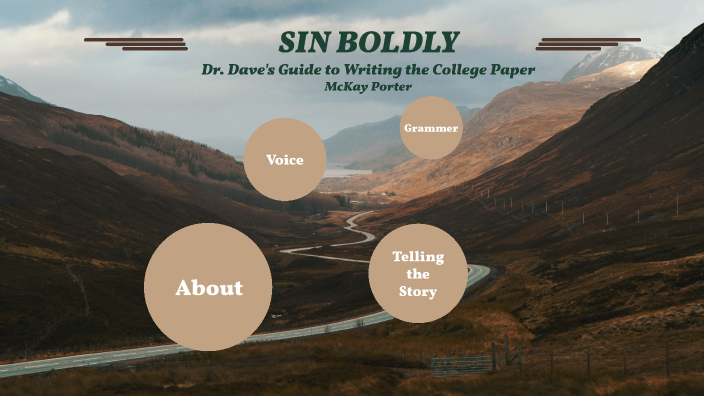 SIN BOLDLY by McKay Porter on Prezi