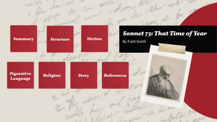 Sonnet 73 analysis by Faith Smith on Prezi