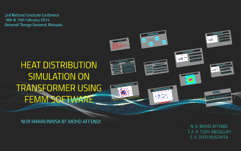 HEAT DISTRIBUTION SIMULATION ON TRANSFORMER USING FEMM SOFTW by Nisa ...