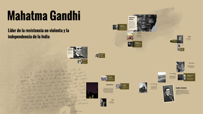 Mahatma Gandhi by césar_M on Prezi