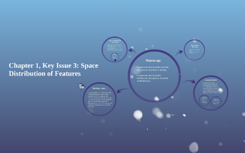 Chapter 1, Key Issue 3: Space Distribution of Features by jennifer ...