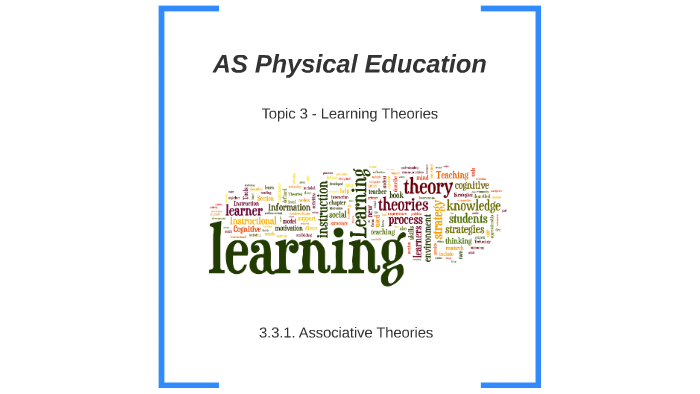 AS PE 3.3. Learning Theories by Stephen Pope