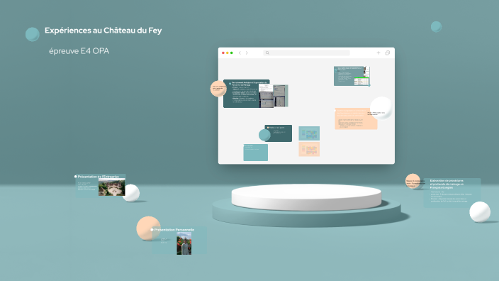 Présentation du Stage au Château du Fey by Djamila Moussa habad on Prezi