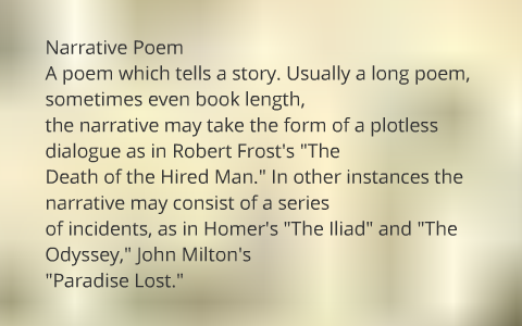 lit terms narrative poem-oxymoron by eric loredo on Prezi