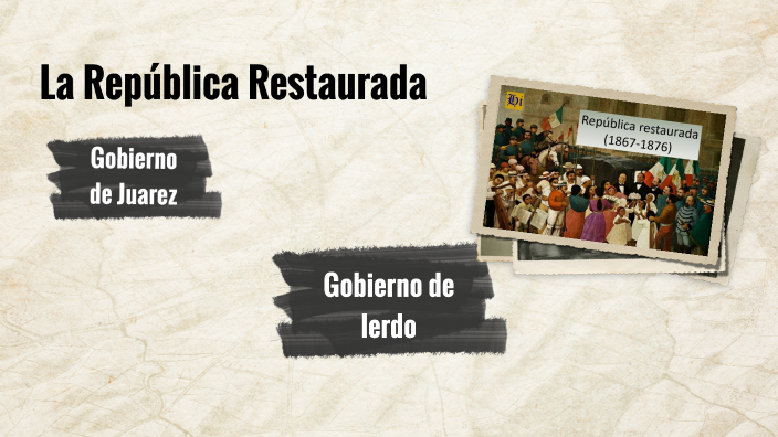 La República Restaurada by Aynara Delgado on Prezi