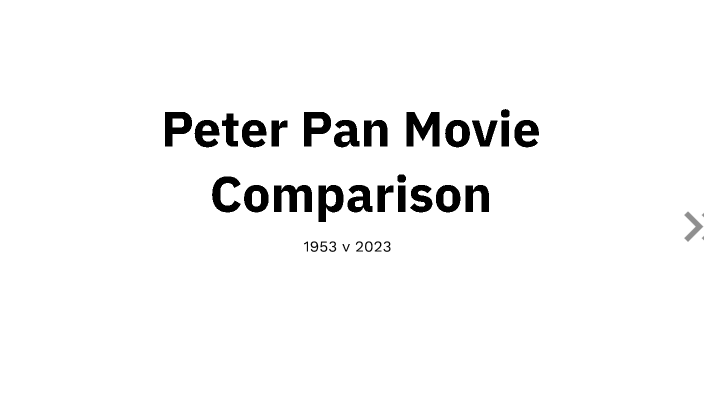 Webb - Peter Pan Comparison by Jasper W on Prezi