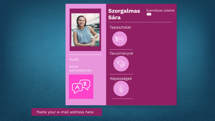 Önéletrajz by Ismail Hadil on Prezi