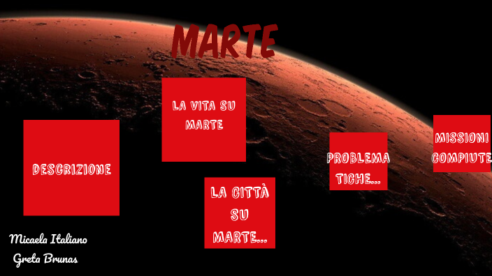 Presentazione Marte by Simon Pavel on Prezi