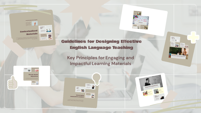 Guidelines for Designing Effective English Language Teaching by ...