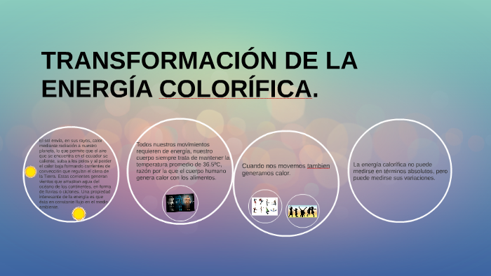 TRANSFORMACIÓN DE LA ENERGÍA COLORÍFICA. by Arisbeth Ureiro Solano on Prezi