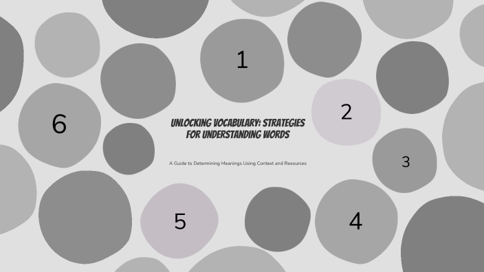 Unlocking Vocabulary: Strategies for Understanding Words by Taylor ...