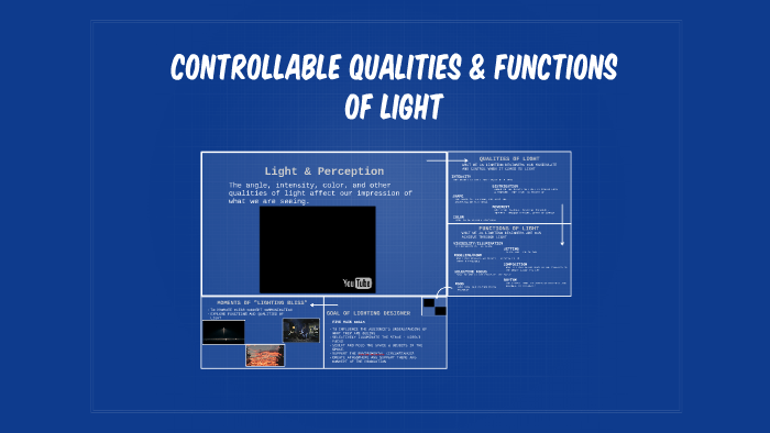 Controllable qualities & Functions of Light by Brandon Bagwell on Prezi