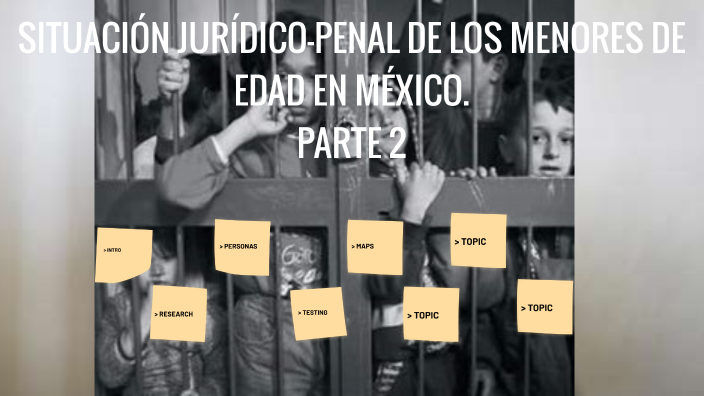 SITUACIÓN JURÍDICO-PENAL DE LOS MENORES DE EDAD EN MÉXICO. PARTE 2 by ...