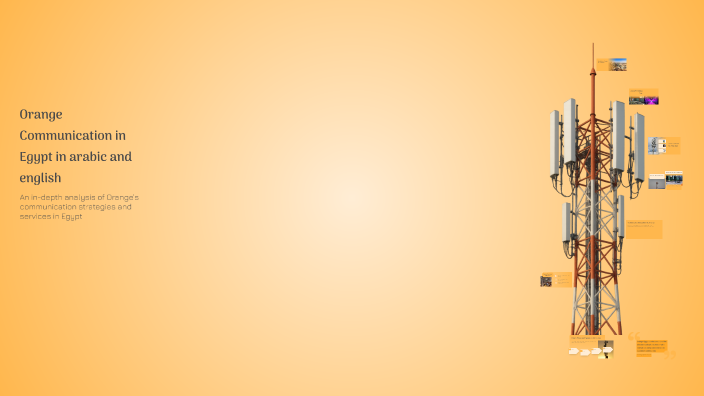 Orange Communication in Egypt in arabic and english by Nooreldeen Amin ...