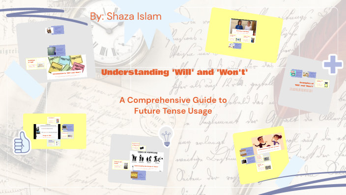 Understanding 'Will' and 'Won't' by SHAZA ISLAM on Prezi