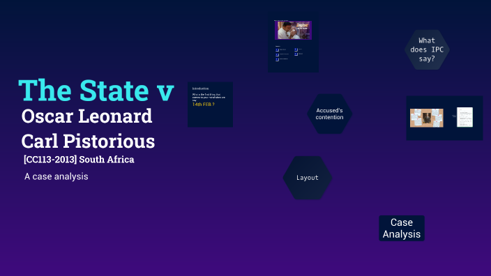 The State v Oscar Leonard Carl Pistorious by vishnu iyer on Prezi