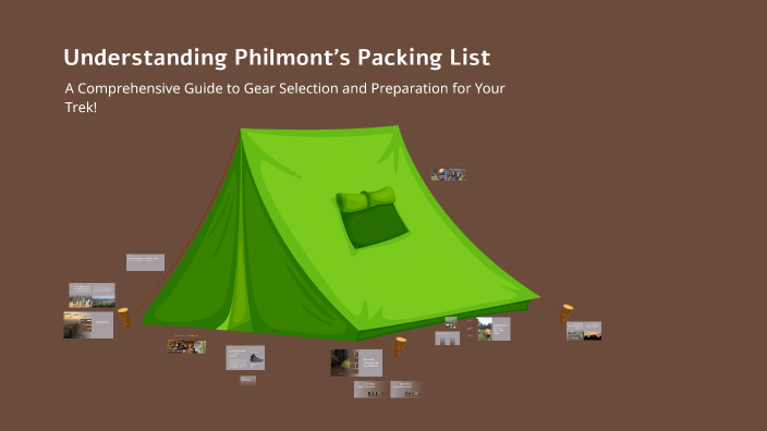 Understanding Philmont's Packing List by Alexander Clark on Prezi