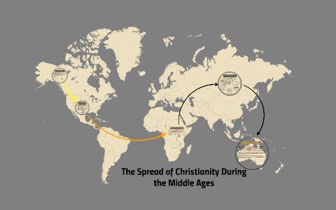 The Spread of Christianity During the Middle Ages by amanda williams on ...