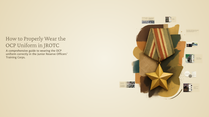 How to Properly Wear the OCP Uniform in JROTC by Maria Patrick on Prezi