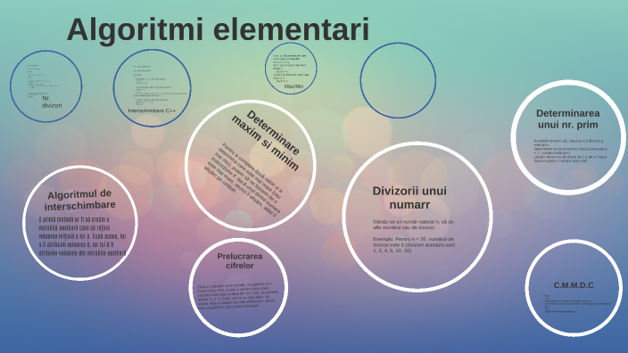 Algoritmi elementari by Vente Ana Maria on Prezi