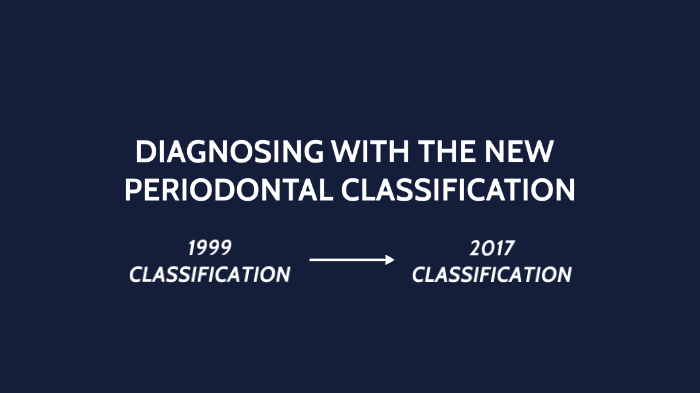 2017 PERIO CLASSIFICATION by George Rolls on Prezi