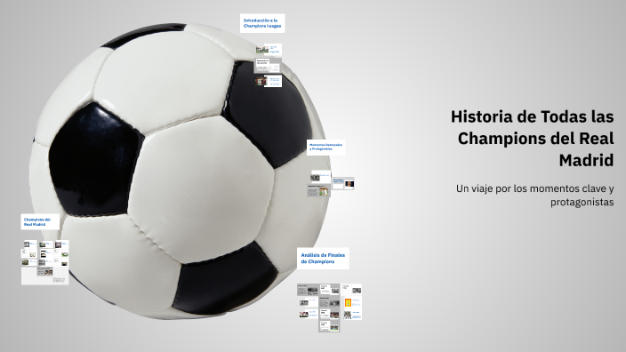 Historia de Todas las Champions del Real Madrid by Elisa Pérez Alcázar ...