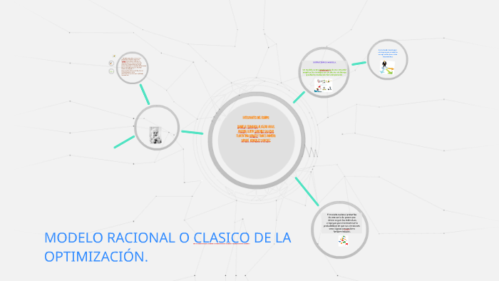 MODELO RACIONAL O CLASICO DE LA OPTIMIZACIÓN. by Daniela Fernanda ...