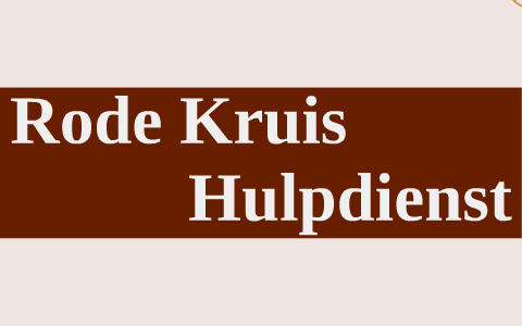Rode kruis by Michaël De Paepe