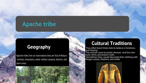 Native American Tribe Poster by Aubrey Verdun on Prezi Design