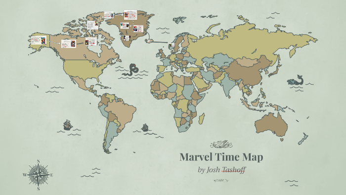 Marvel Time Map by Josh Tashoff