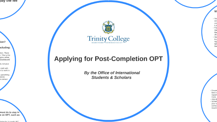 OPT Application Process by Katie Clair on Prezi