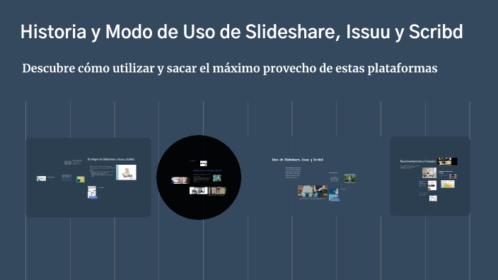 Historia y Uso de SlideShare, Issuu y Scribd by Rosmery Huacha on Prezi