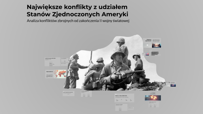 Największe konflikty z udziałem Stanów Zjednoczonych Ameryki by Jan ...