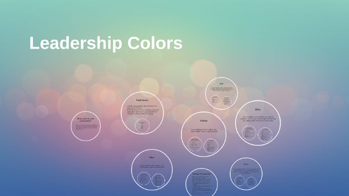 D1 C - Leadership Colors by Leah Pablo on Prezi