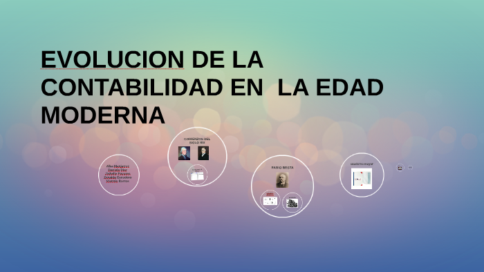 evolucion historica de la contabilidad en la edad moderna by viannis ...