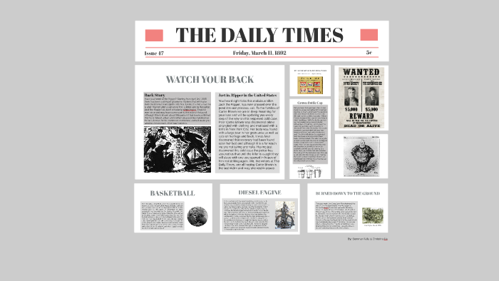 Industrial Revolution Newspaper by christina liu on Prezi
