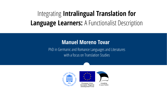 Integrating Intralingual Translation for Language Learners: A ...