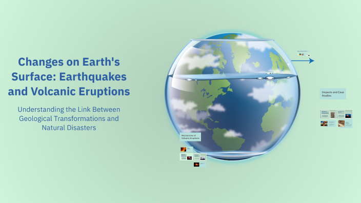 Changes on Earth's Surface: Earthquakes and Volcanic Eruptions by ...