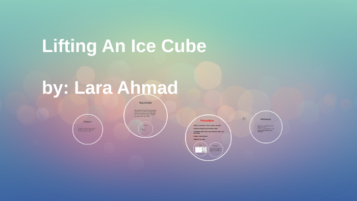 Lifting An Ice Cube by Yara Abudayeh on Prezi