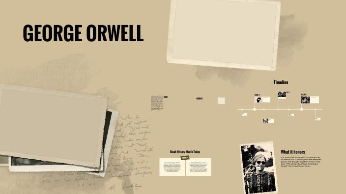 GEORGE ORWELL by Maria Curcio on Prezi